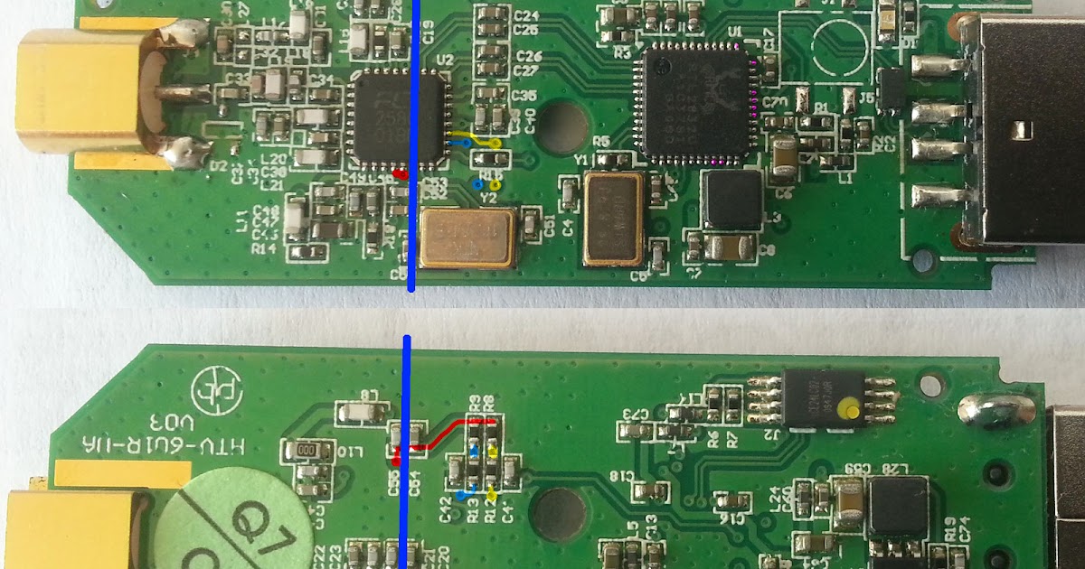 Turn RTL-SDR dongle into RTL2832U breakout board · One Transistor