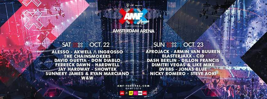 AMF 2016 LINEUP IS ABSOLUTE FIRE | EDM ECSTACY