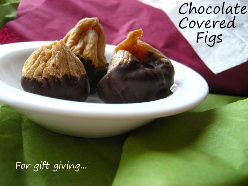 Home Cooking In Montana: Chocolate Covered Figs... easy and healthy.