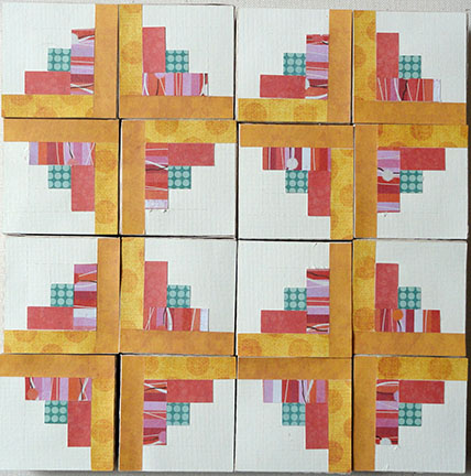 Needles 'n' Knowledge: Log Cabin Quilt Blocks Puzzle Patterns