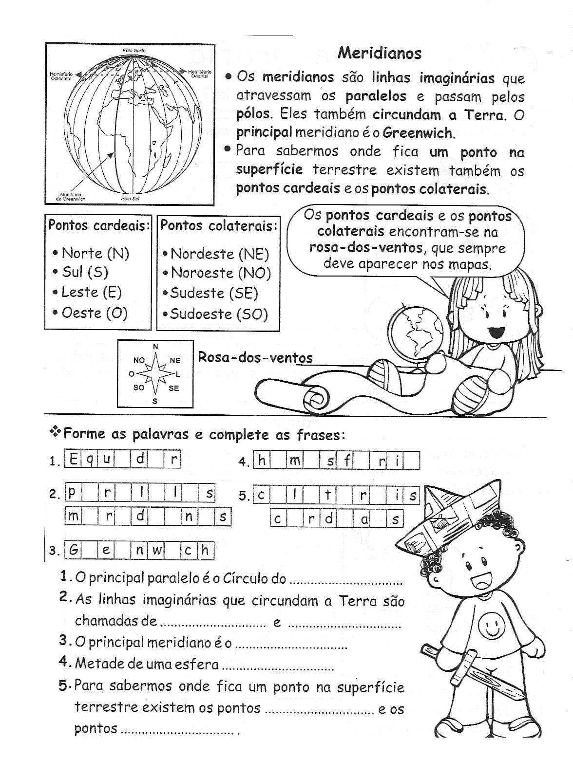 Atividades de Geografia para 5° ano - ESPAÇO EDUCAR