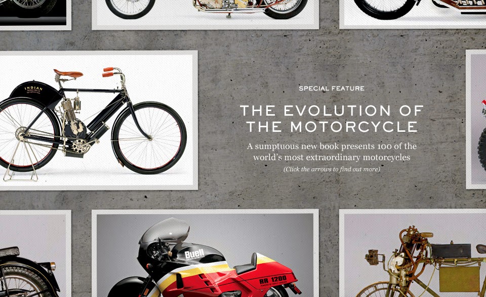 fashionspam: THE EVOLUTION OF THE MOTORCYCLE!
