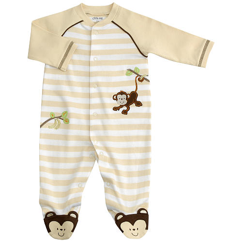 WIT & WHIMZY REBORN NURSERY: PREEMIE BABY CLOTHES - MONKEY INSPIRED