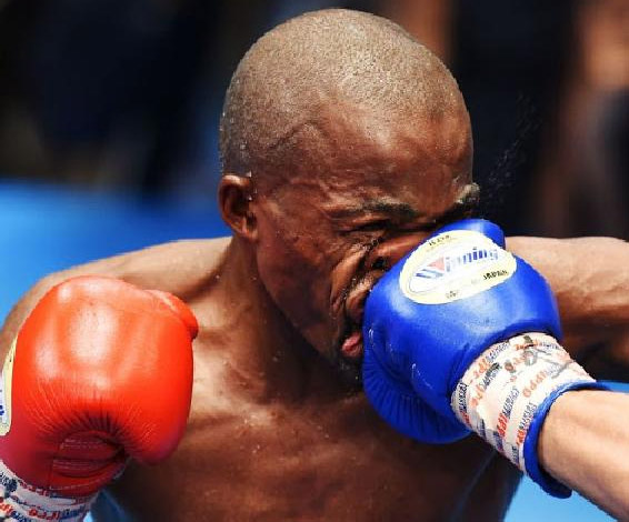 Punched Until His Face Is Flat, Mthalane Remains Champion: World Boxing ...