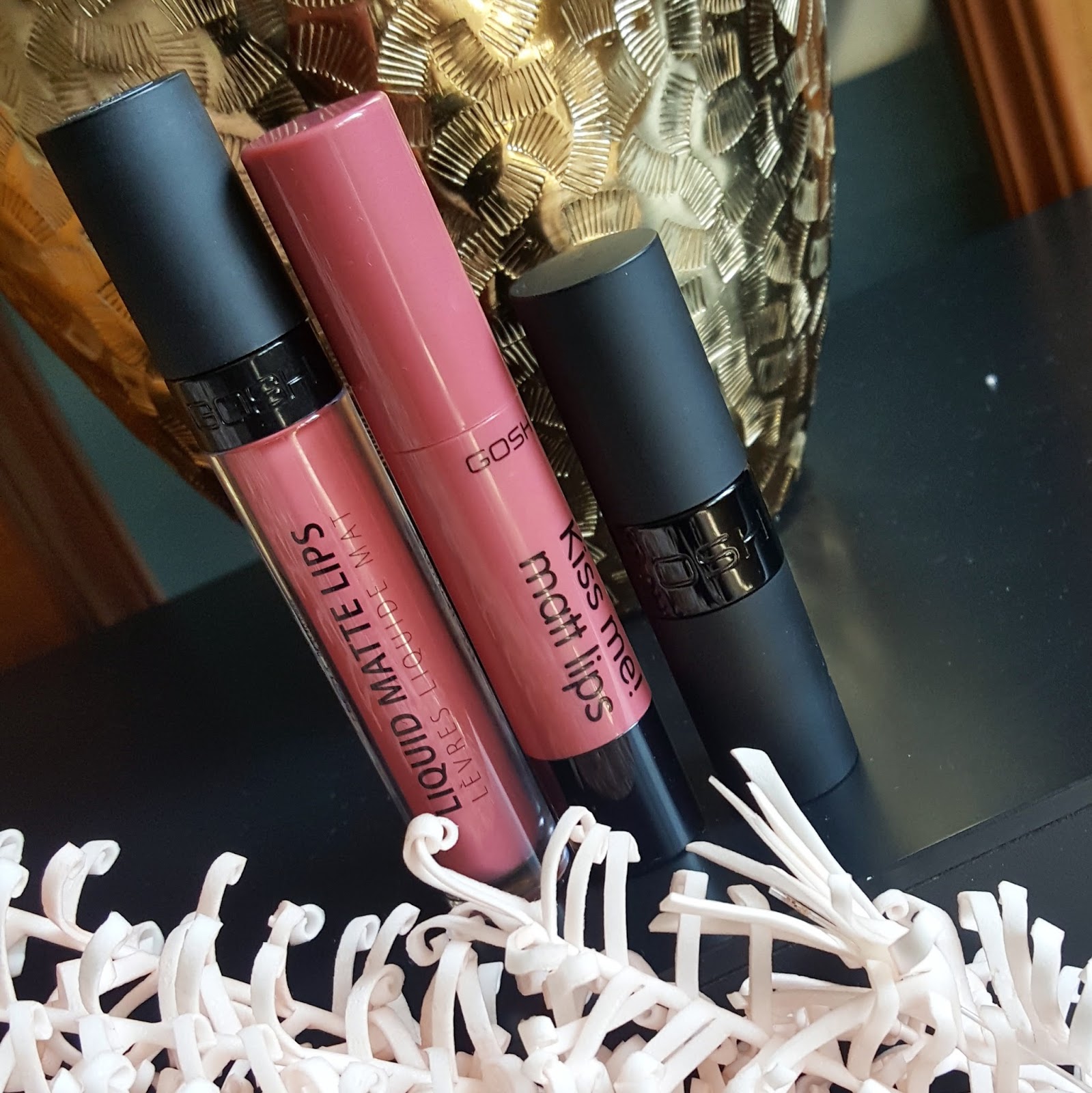 RIDZI MAKEUP: GOSH MATTE LIPSTICKS REVIEW SWATCHES