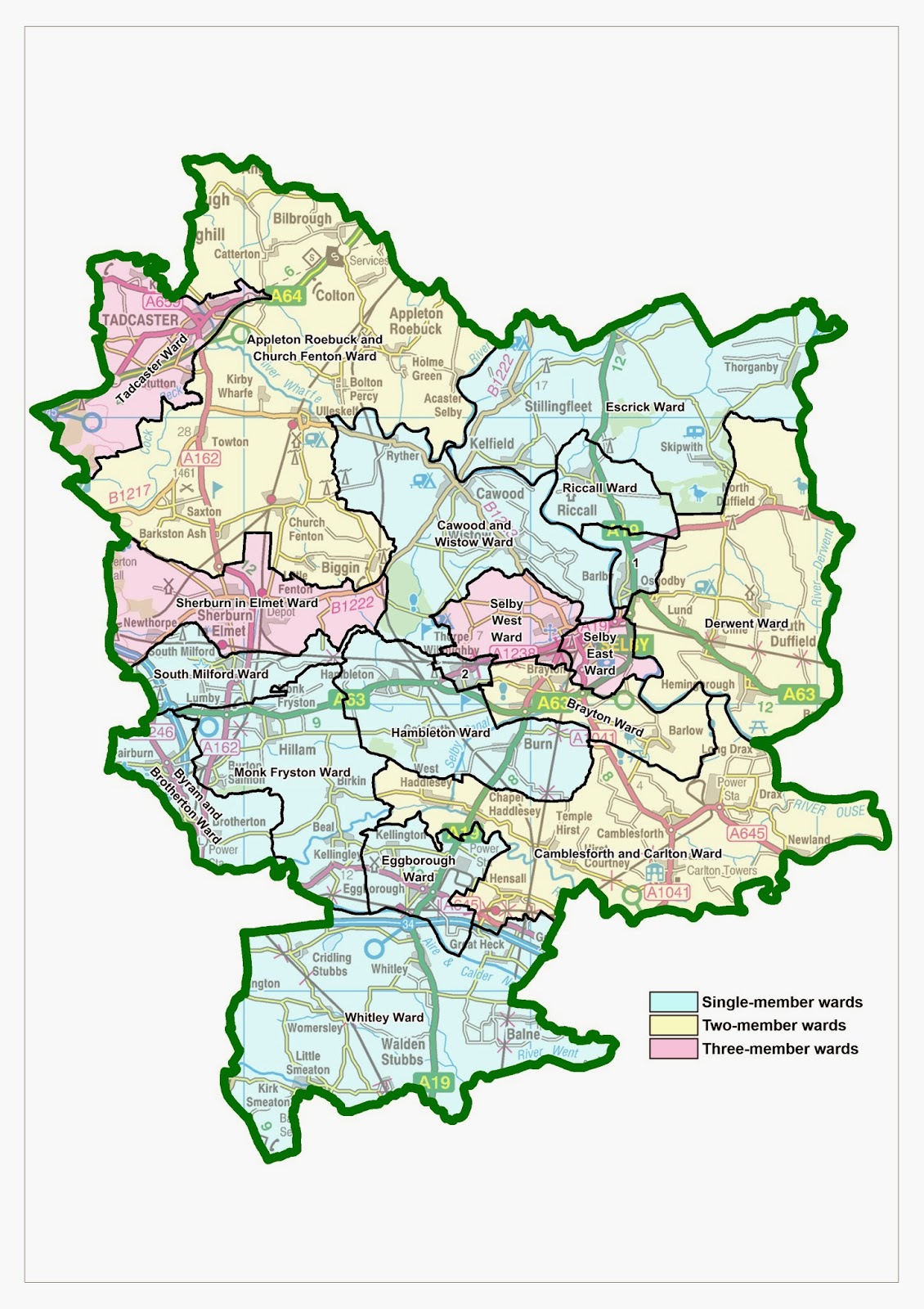 Selby District Churches & Wargraves: Survey coverage