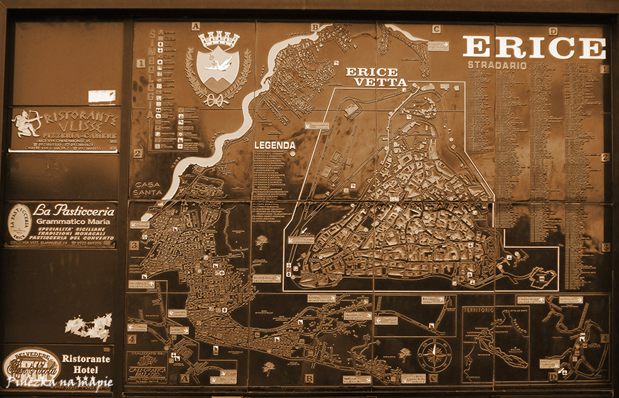 Erice - średniowieczny spacer w chmurach - Pinezka na mapie