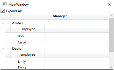 WPF Thoughts: XamDataGrid expand all