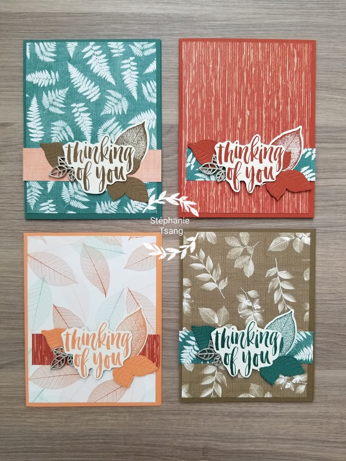 Nature's Poem Card Stack using Stampin' Up! products