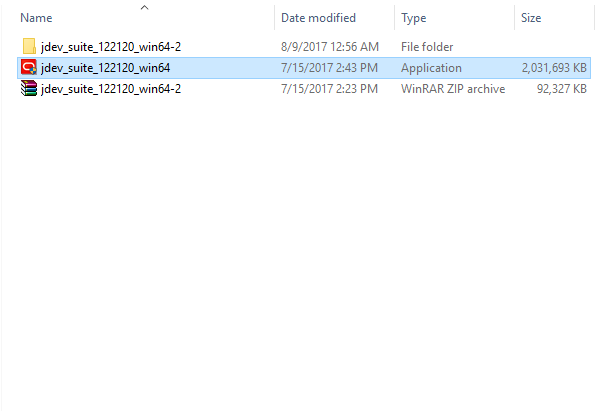 ADF: Downloading and Installing JDeveloper