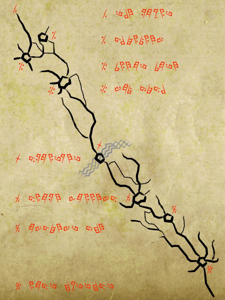 Alternative players' map for D1-2, Descent into the Depths of the Earth