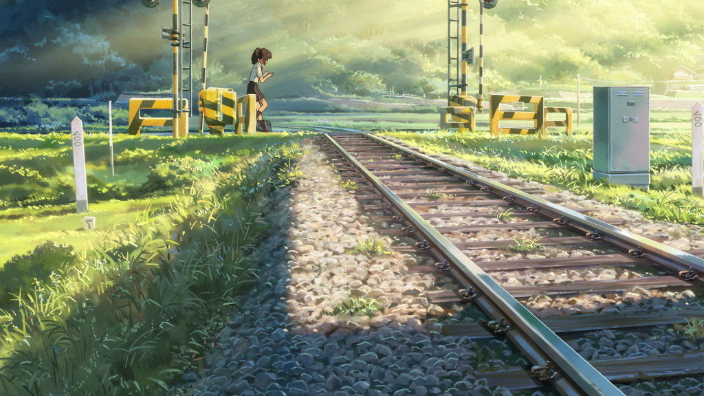 MikeHattsu Anime Journeys: Your Name - Train Crossing