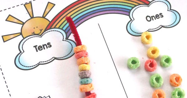 Rainbow Maths Place Value Activity | School Time Snippets