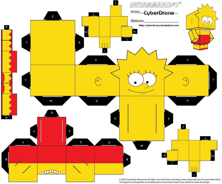 dini create:::..: Cubeecraft simpsons