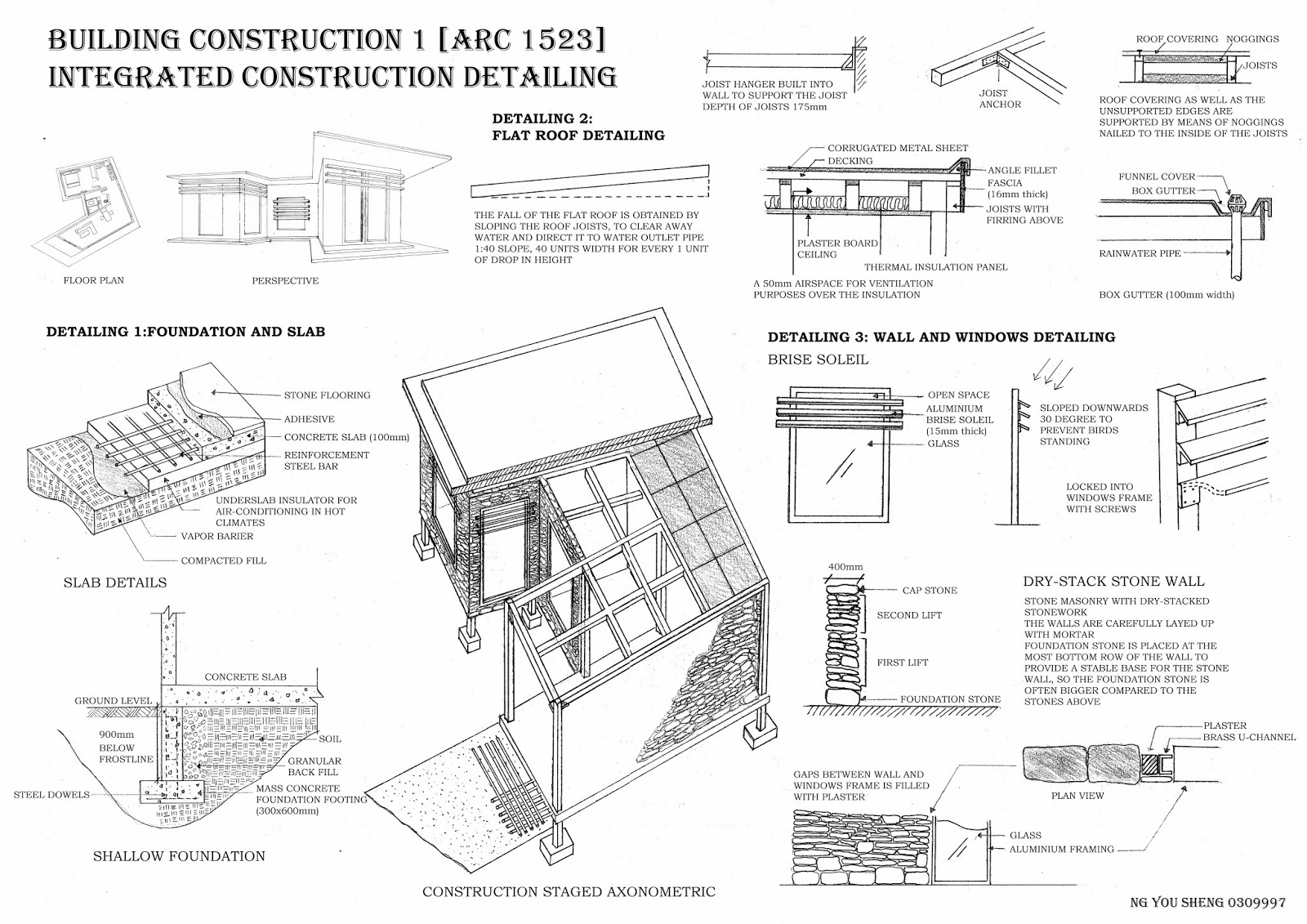 Ng You Sheng Architecture Portfolio : Building Construction 1