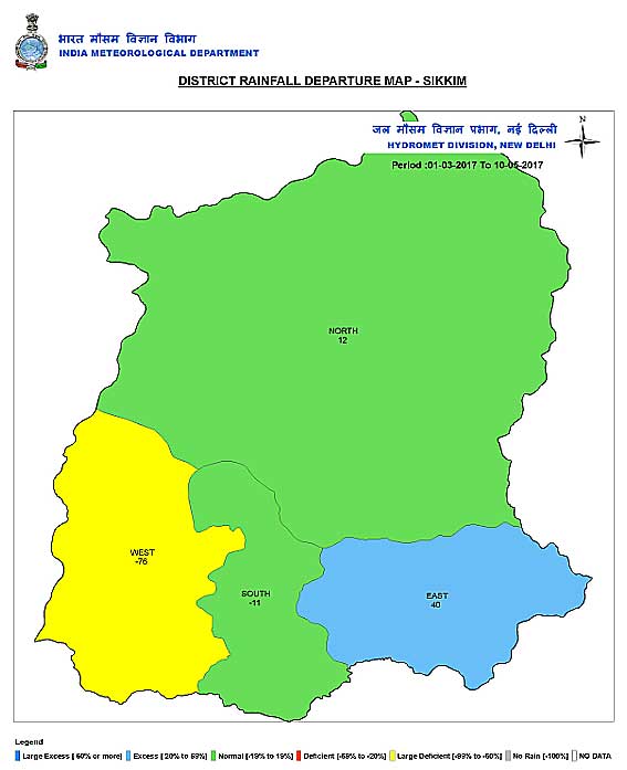 Visions of Hell: Rainfall data of Darjeeling-Sikkim Himalaya - Apr2017