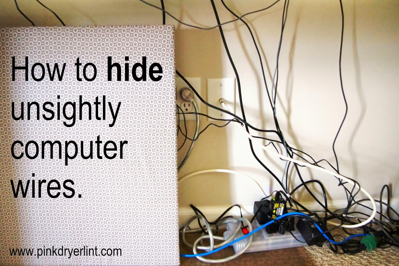 Maximize Your Office Space: DIY Desk and a Solution for Unsightly ...