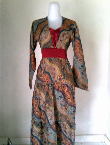 Model Baju Batik Pesta Muslimah - Batik Indonesia