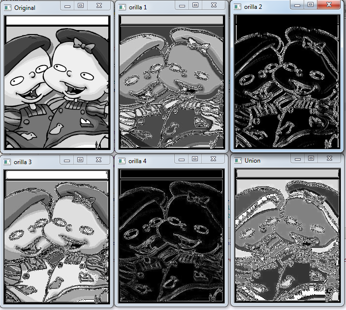 PROCESAMIENTO DIGITAL DE IMAGENES: Mascaras ortogonales de Frei-Chen