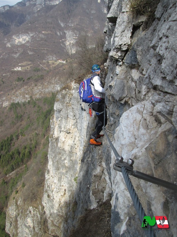 Montagne di escursioni: Ferrata Anelli delle Anguane