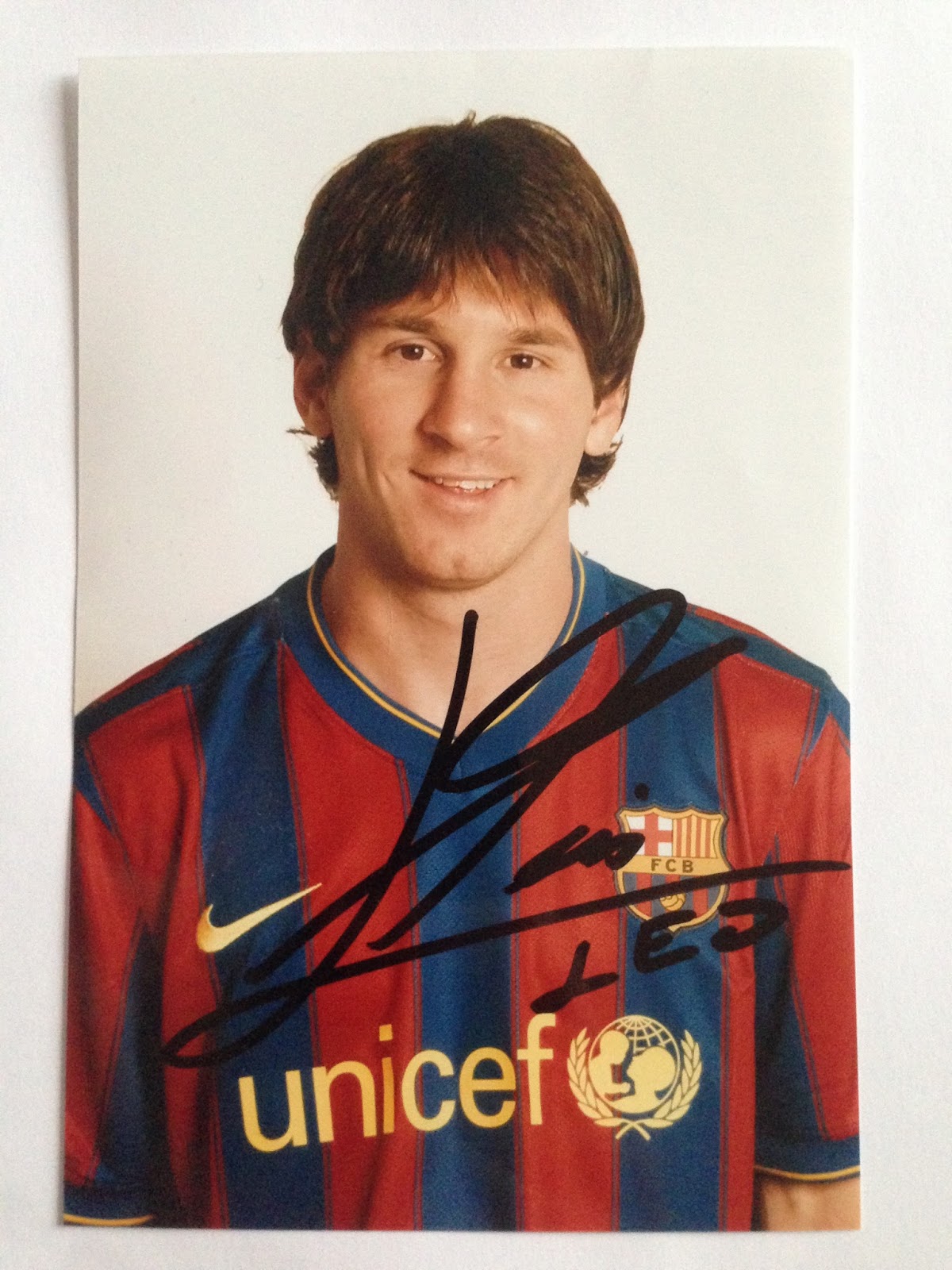 AUTOGRAFY KUBY: Leo Messi