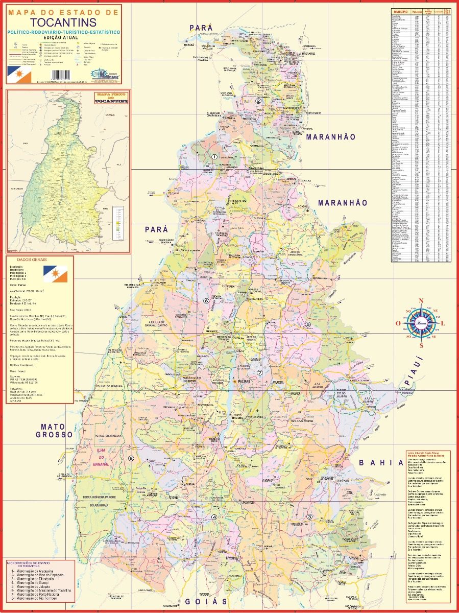 Mapas do Estado do Tocantins