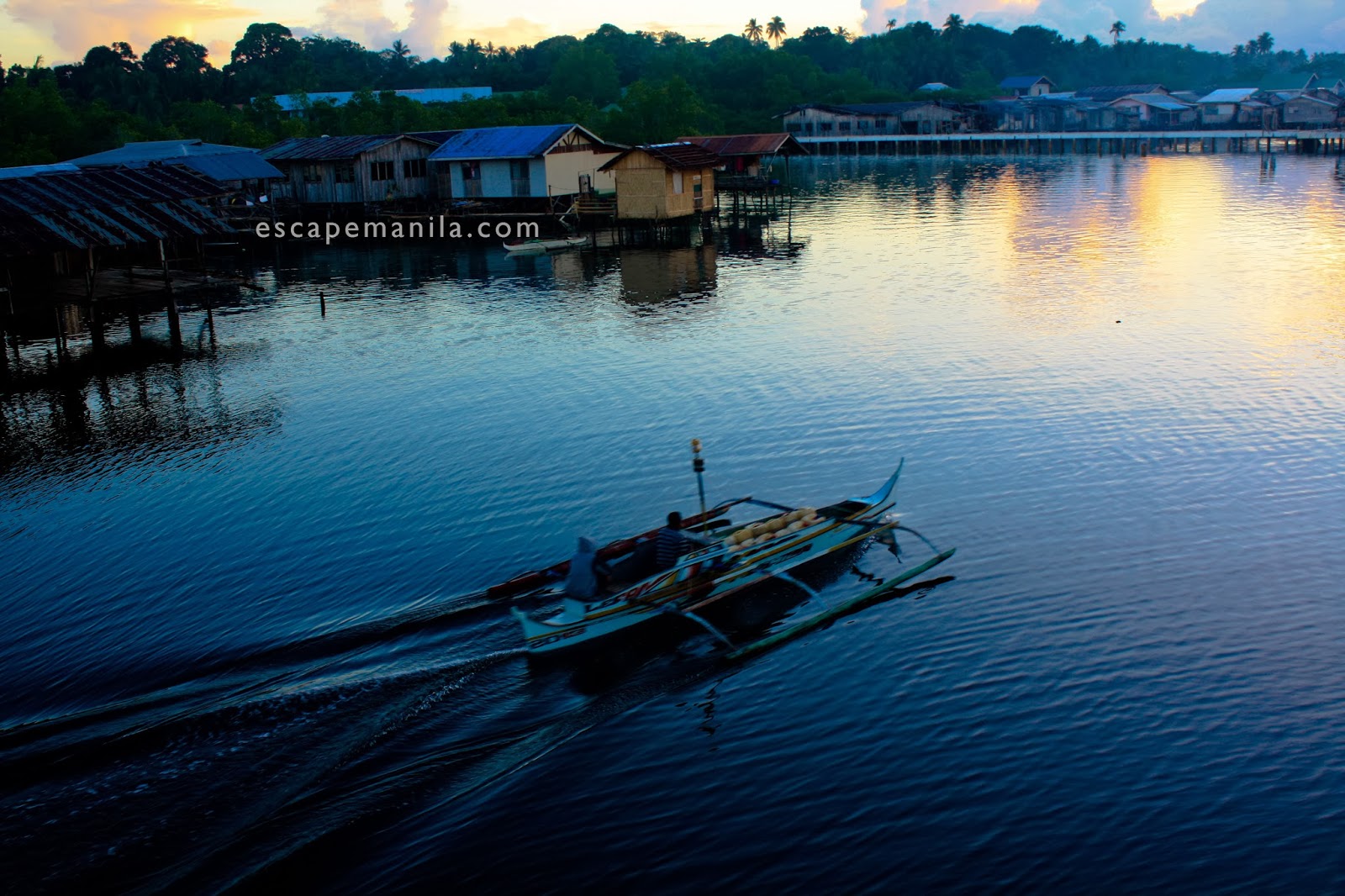 Sunrise at Bongao/Sanga-Sanga Channel in Tawi-Tawi - Escape Manila
