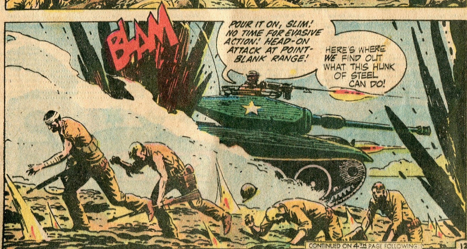 Comics, old time radio and other cool stuff: Death of the Haunted Tank
