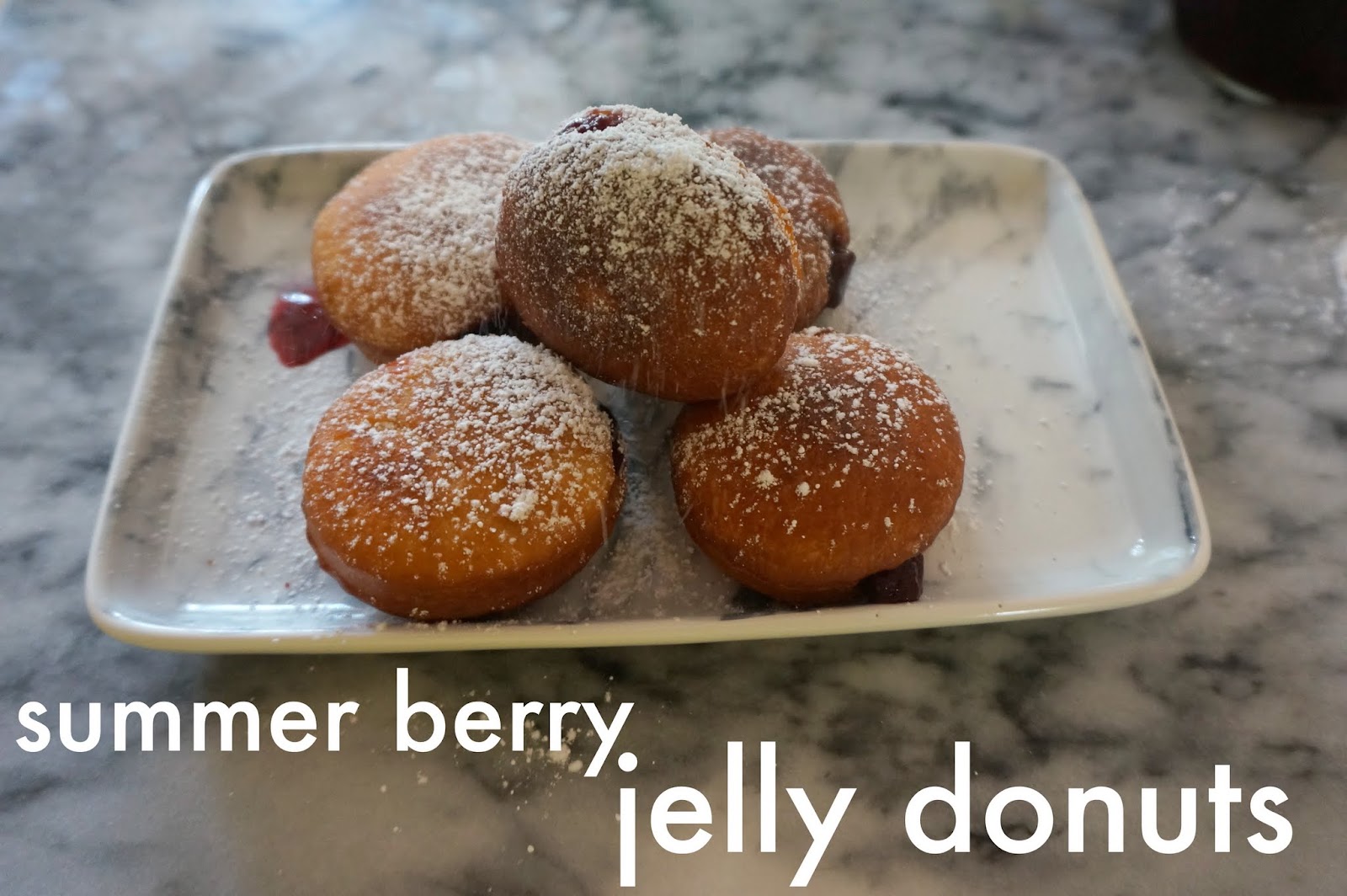 Summer Berry Jelly Donuts