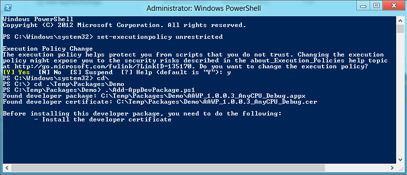 Geoff's Blog: Installing a Windows 8 App Package