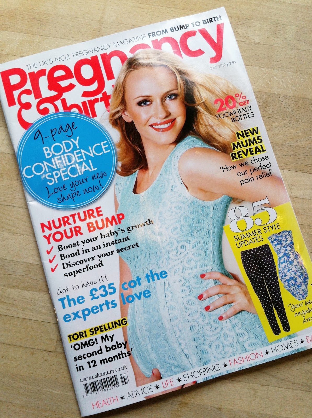honey and the dude: My Beauty Secret in July's Pregnancy & Birth Magazine