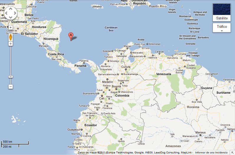 San Andres Colombia Map