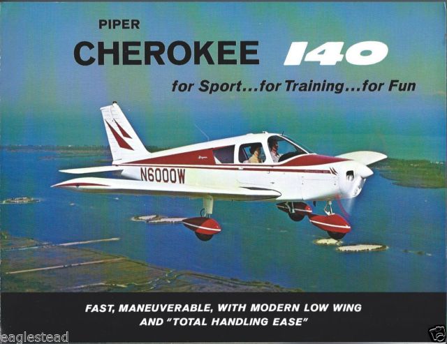 Exo Cruiser: Piper Cherokee 140 Checklists and Speeds