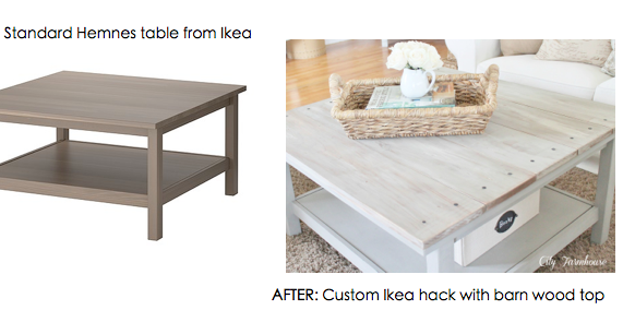 Ikea Hemnes Coffee Table Hack