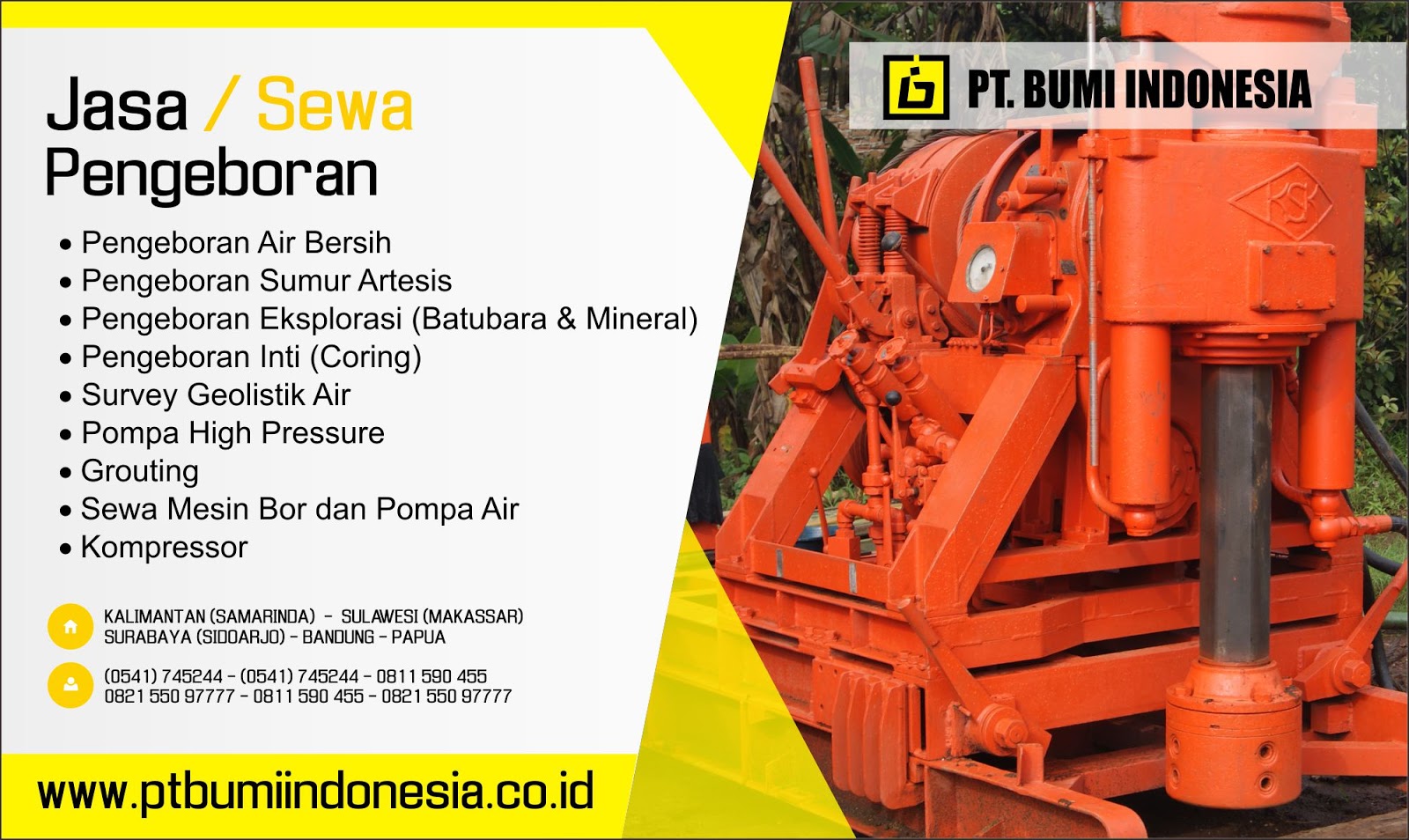 JASA SONDIR CPT SPT UJI TANAH : 2016