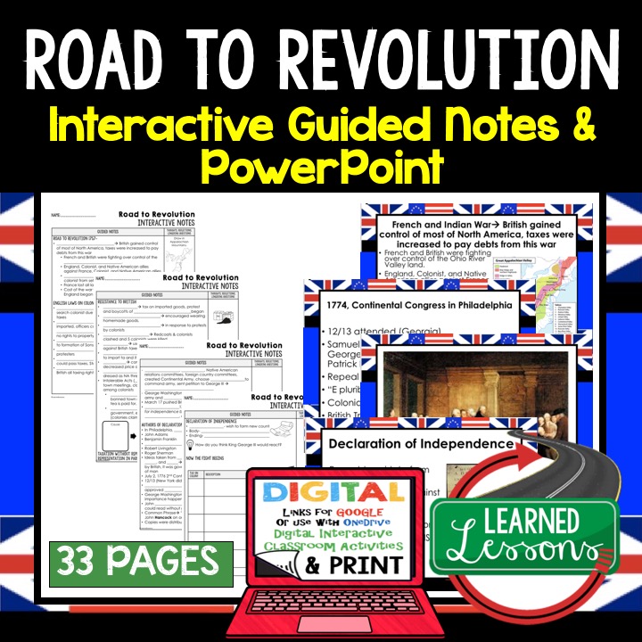 Early American History Guided Notes and PowerPoints for a Flipped ...