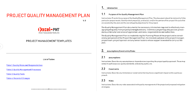 Quality management plan | Improvement of project management - Project ...