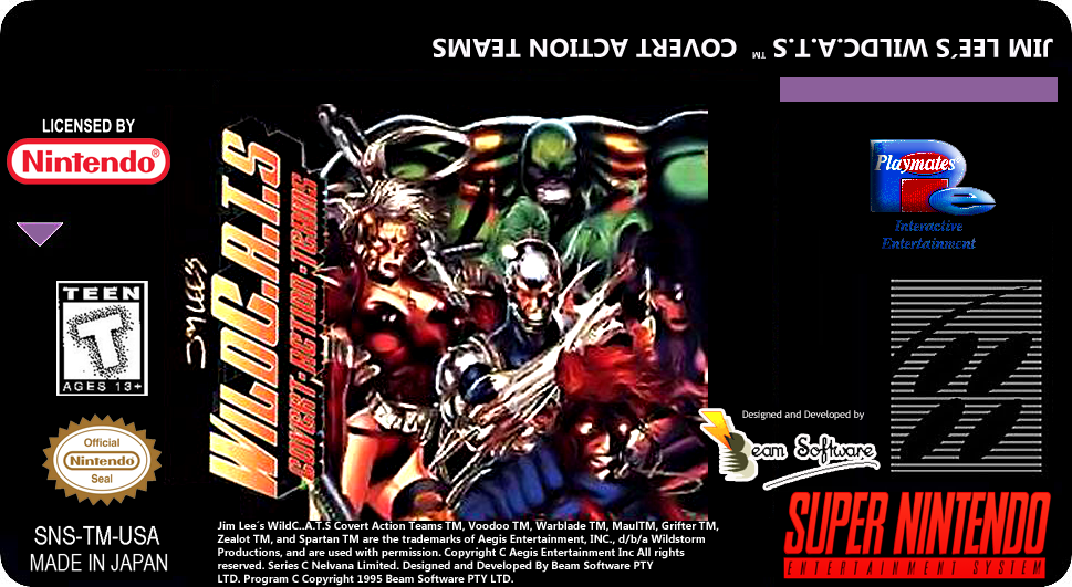 Super Nintendo Labels: WilDC.A.T.S