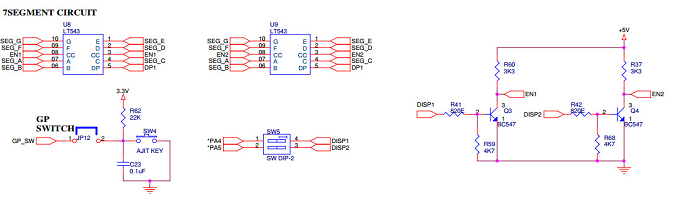7 Segment Led Interface