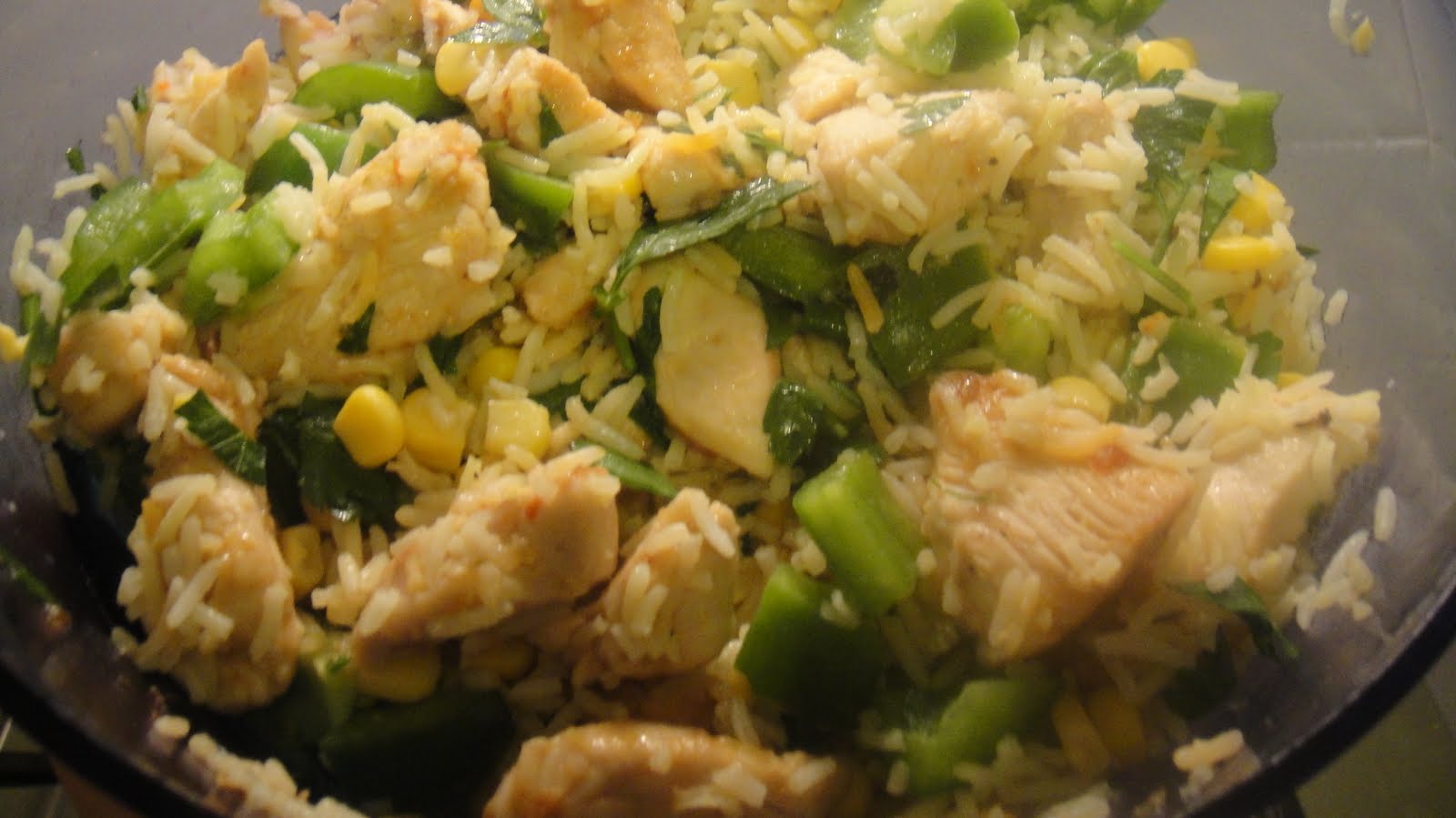 Mums in the Kitchen: Sweet Chilli Chicken & Rice Salad