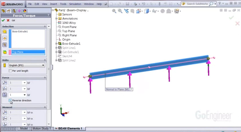 วิธีการวิเคราะห์ คำนวณ Pinned-End Support BEAM Elements Simulation ใน ...