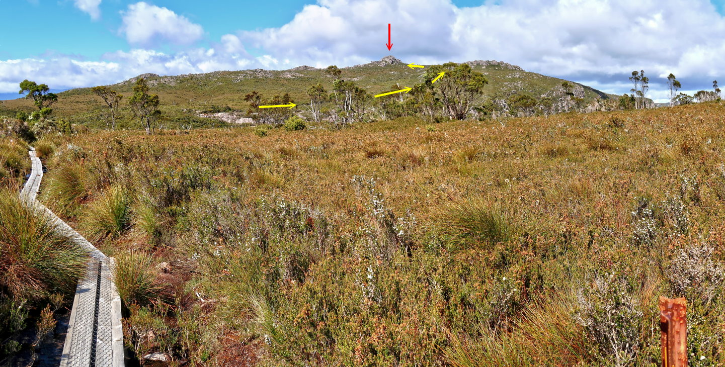 Mountains: Mt Roland, Mt Vandyke, Mt Claude Lookout, Tas, Australia