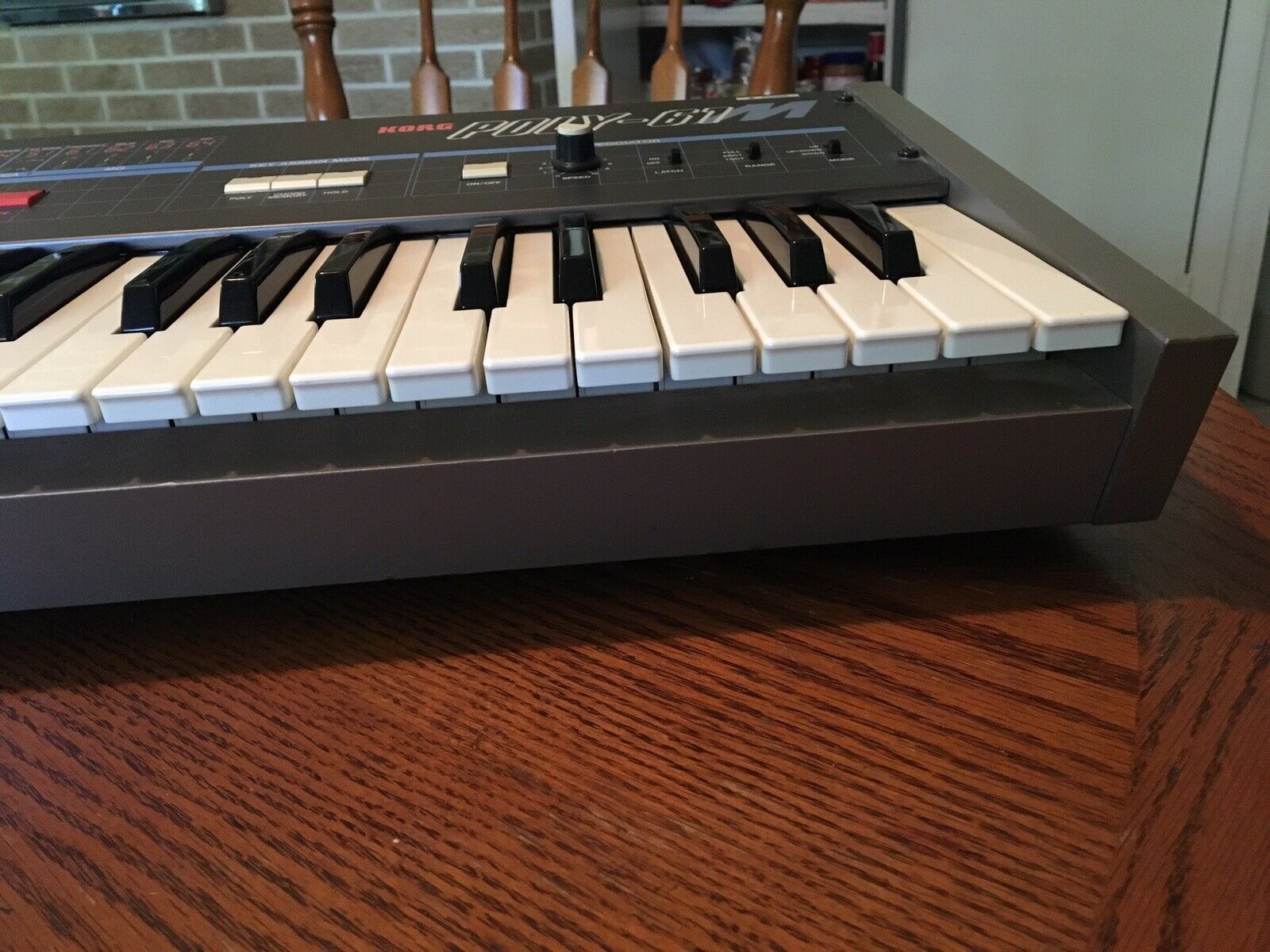 MATRIXSYNTH: Korg Poly 61M Analog Polyphonic Synthesizer 1983 SN 001681