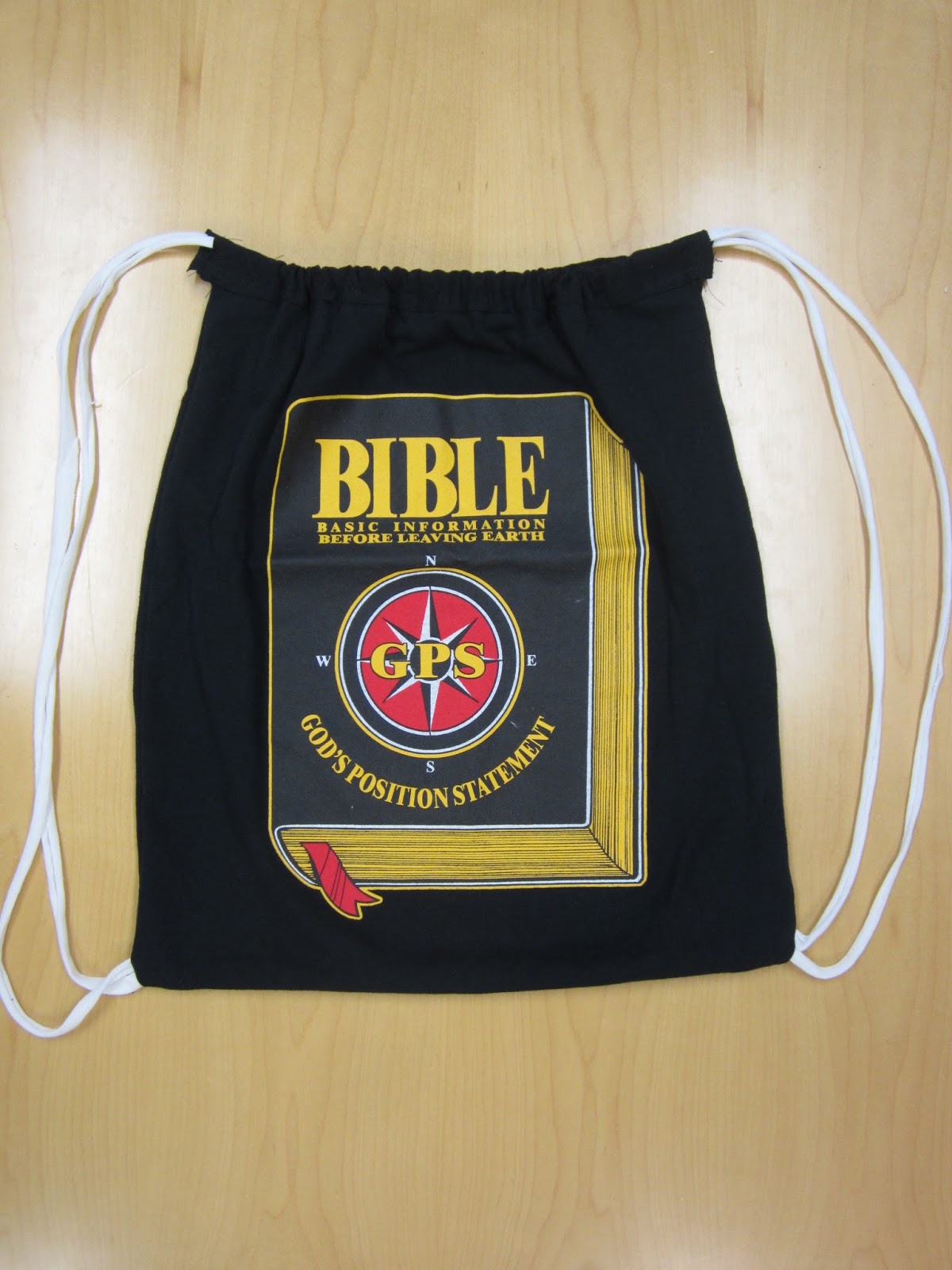 Inspired to Create: Too Big Shirt to a Drawstring Backpack