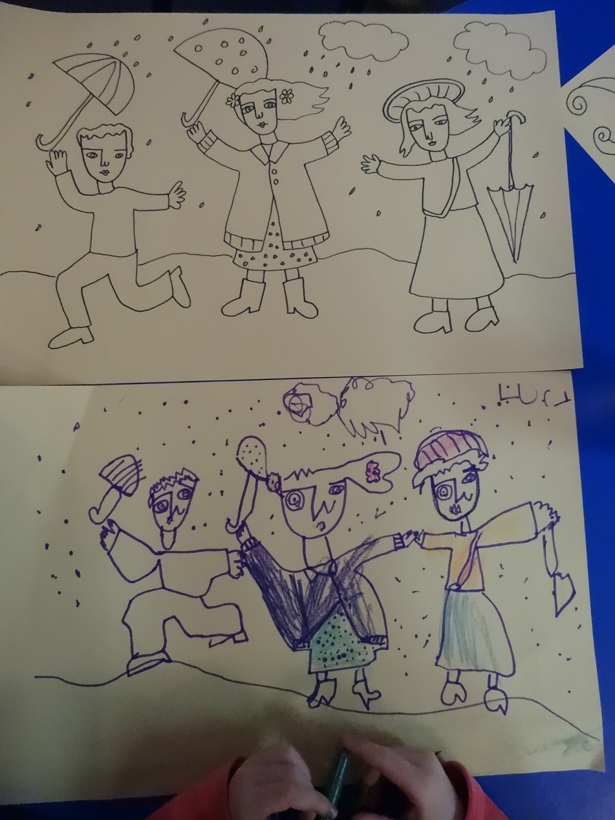 Inspired Montessori and Arts at Dundee Montessori: Copying Drawing Masters