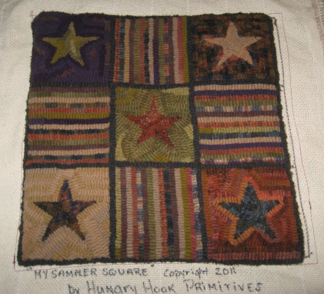 Hungry Hook Primitives: Rug Hooking Tutorial # 3/ Another Wool Haul