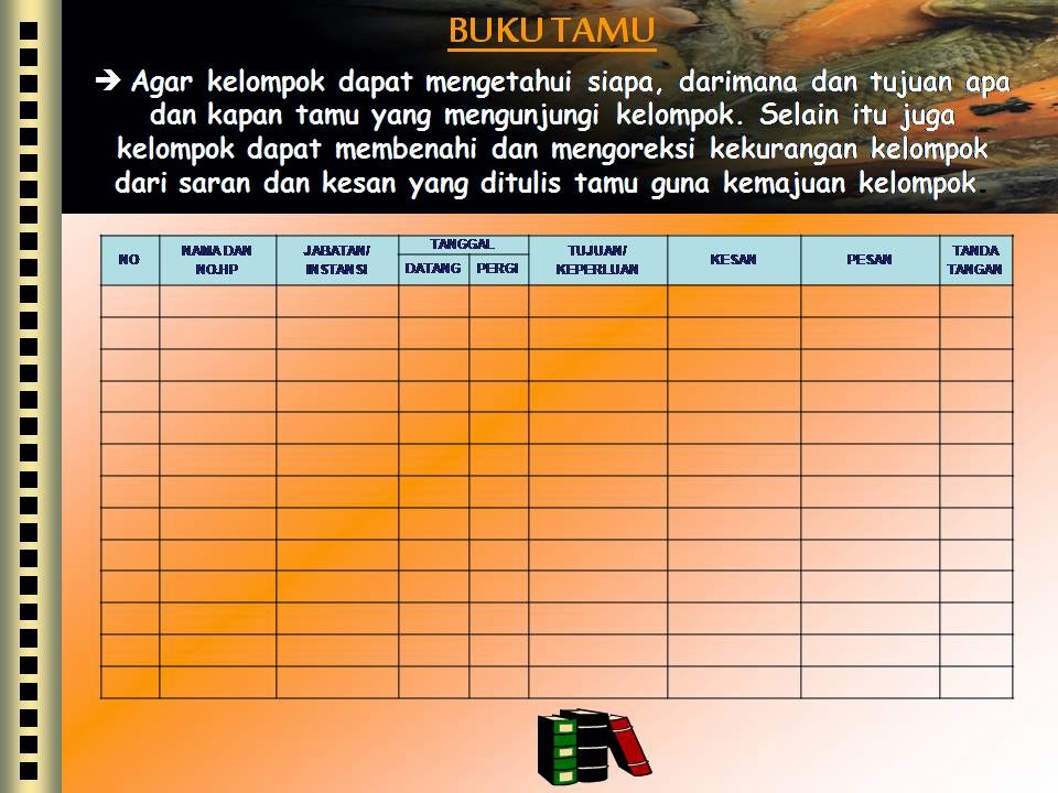 Format Buku Tamu Sekolah - Delinewstv