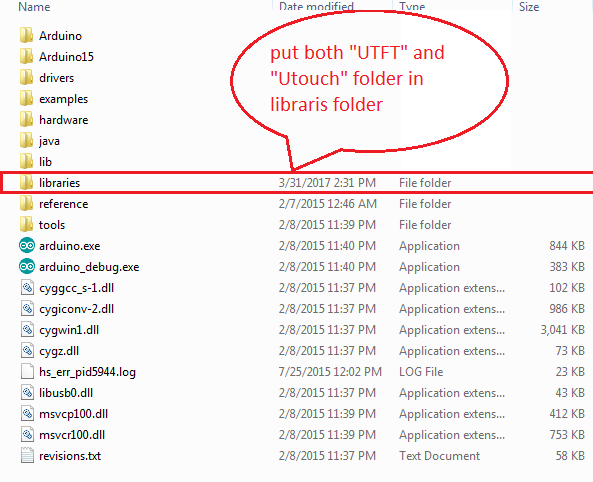 3.5 inch UTFT Display guide