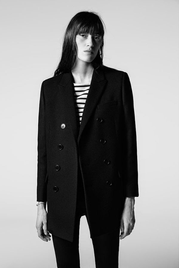 Saint Laurent Paris Pre-Fall 2015 Campaign featuring Helena Severin