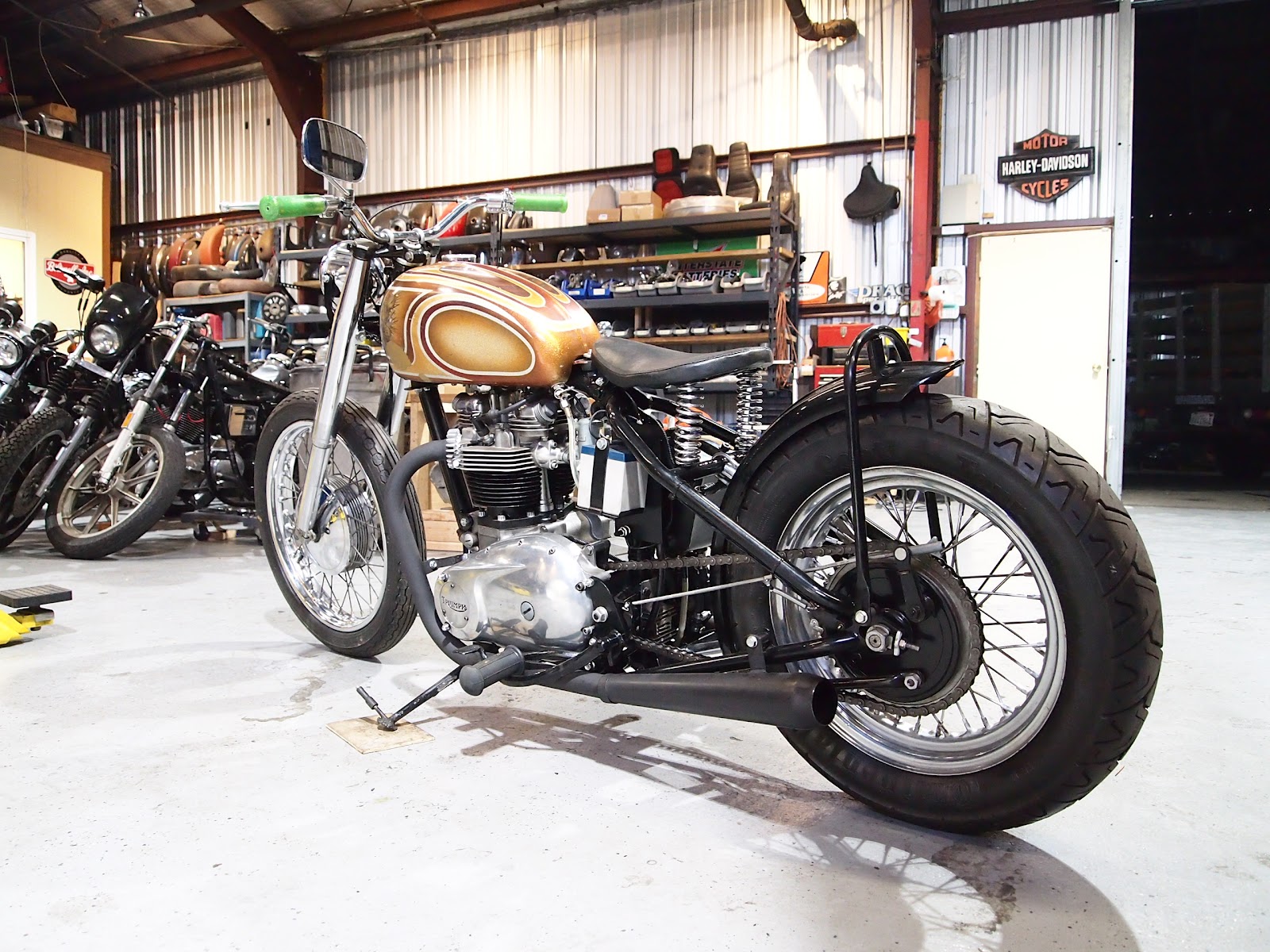 South Bay Street Machines: 1968 Triumph T120 Hardtail Rigid